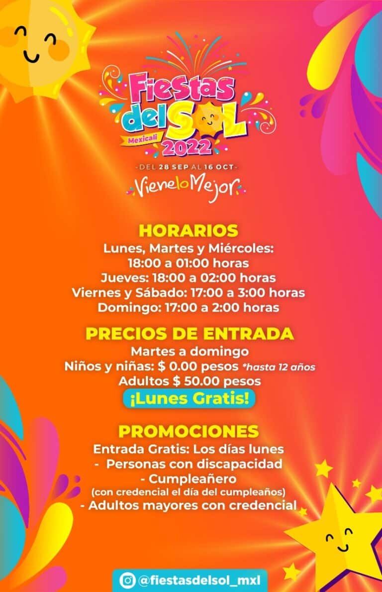 Fiestas del Sol Mexicali: lo que debes saber sobre esta celebración ...
